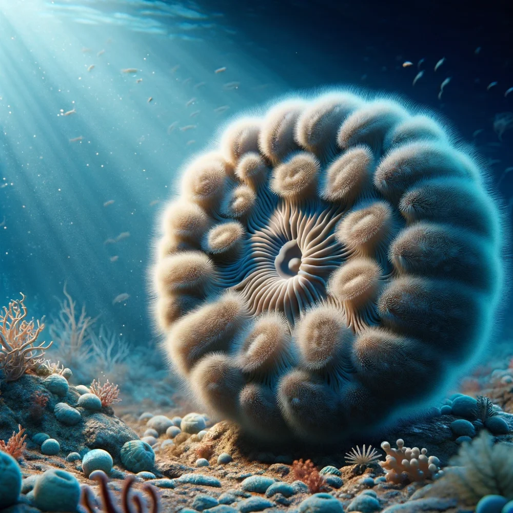 Cycloseris Cyclolites e la sua strategia di sopravvivenza